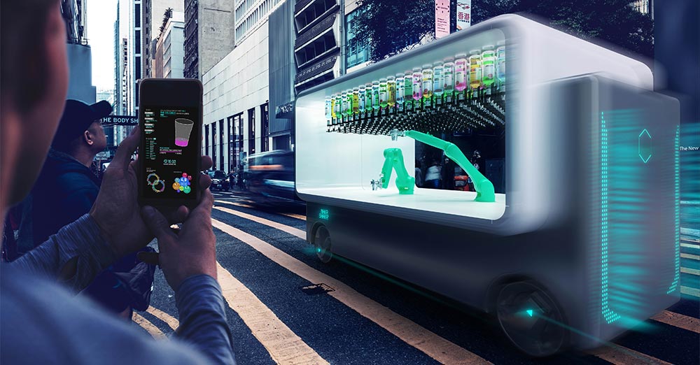 The World's First Urban Self-Driving Cafe by CRA-Carlo Ratti Associati