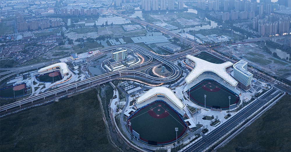The Hangzhou Asian Games Baseball and Softball Sports Cultural Center ...