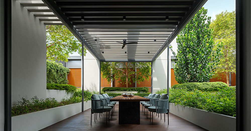 Interior Decoration of Singapore O's Villa by WEN DESIGN