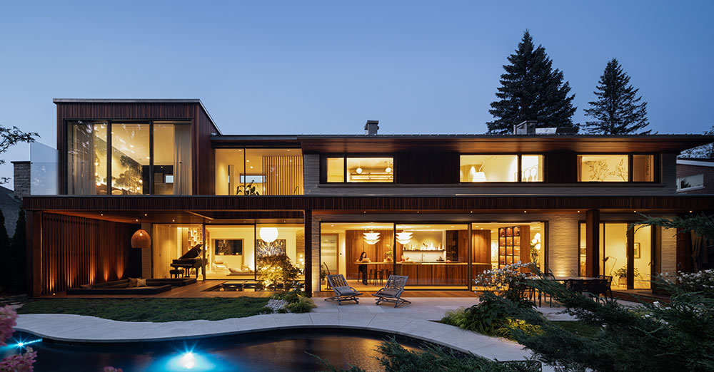 Mid-Century Residence Ave Duchastel by Atelier Chardonnat + Salem ...