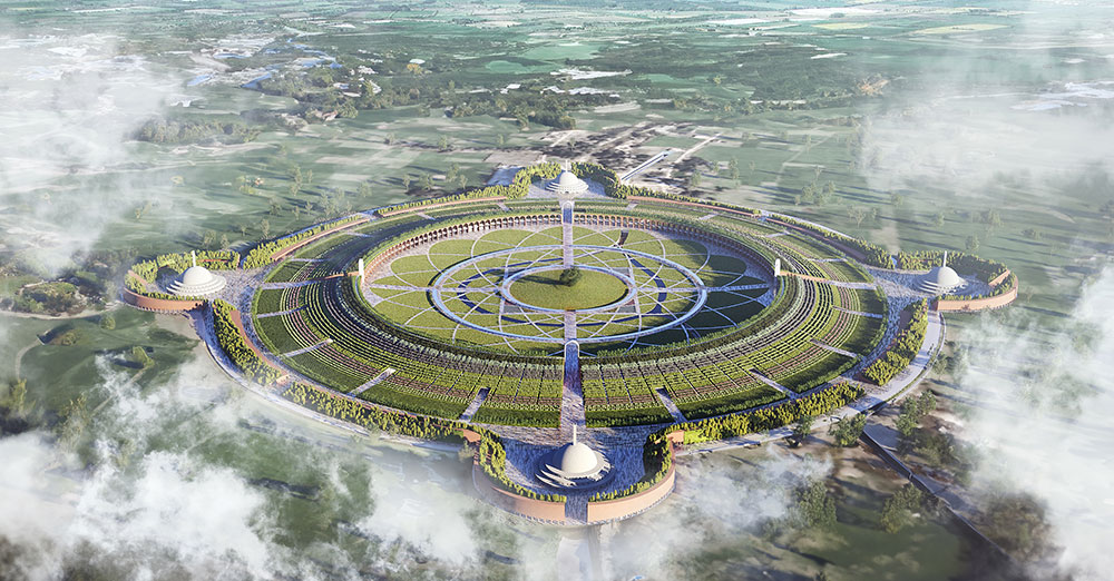 Ramagrama Stupa Lumbini by Stefano Boeri Architetti